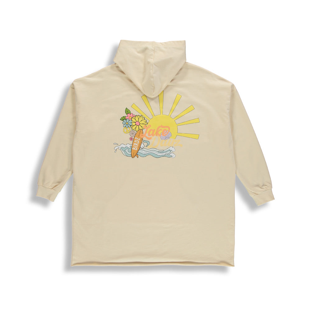 Poncho Lazy Lake Dayz |Pale Banana| Adult- BIRDZ